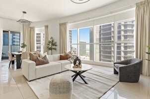 Apartamento Nobre | Sala de estar | Smart TV de 50 polegadas com canais digitais 