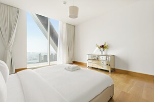 Apartamento Superior | Lençóis de algodão egípcio, roupa de alta qualidade 