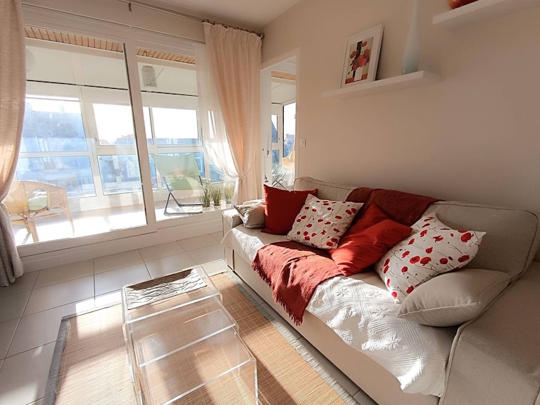 Bel Appartement 4 Pers Avec Parking Et Wifi Au Centre-ville De Perros-guirec - Perros-Guirec