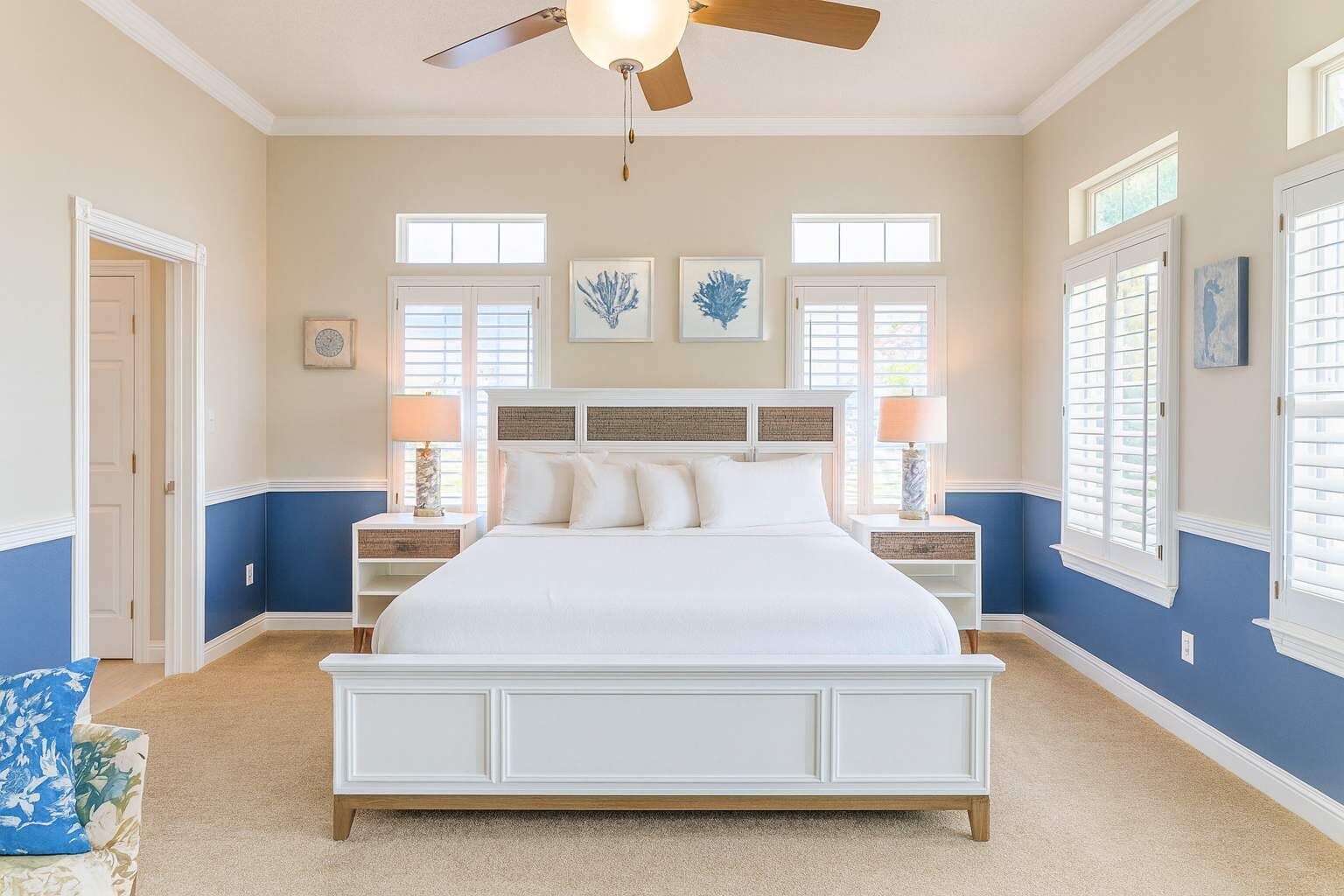 Casa, várias camas, acesso à piscina, vista para o jardim (121 Snapper by the Sea) | 4 quartos, com decoração personalizada, com mobília individualizada 