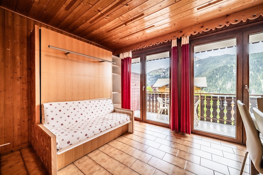 Einzimmerapartment 'Le Garolou - 4 Pers' Mit Bergblick, Balkon Und Wi-fi - Châtel