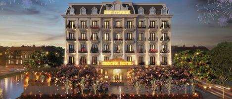 Fachada da propriedade