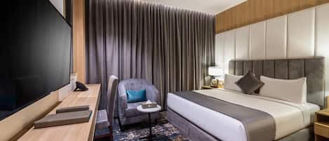 Quarto Deluxe | Quartos insonorizados, ferro/tábua de engomar, Wi-fi grátis