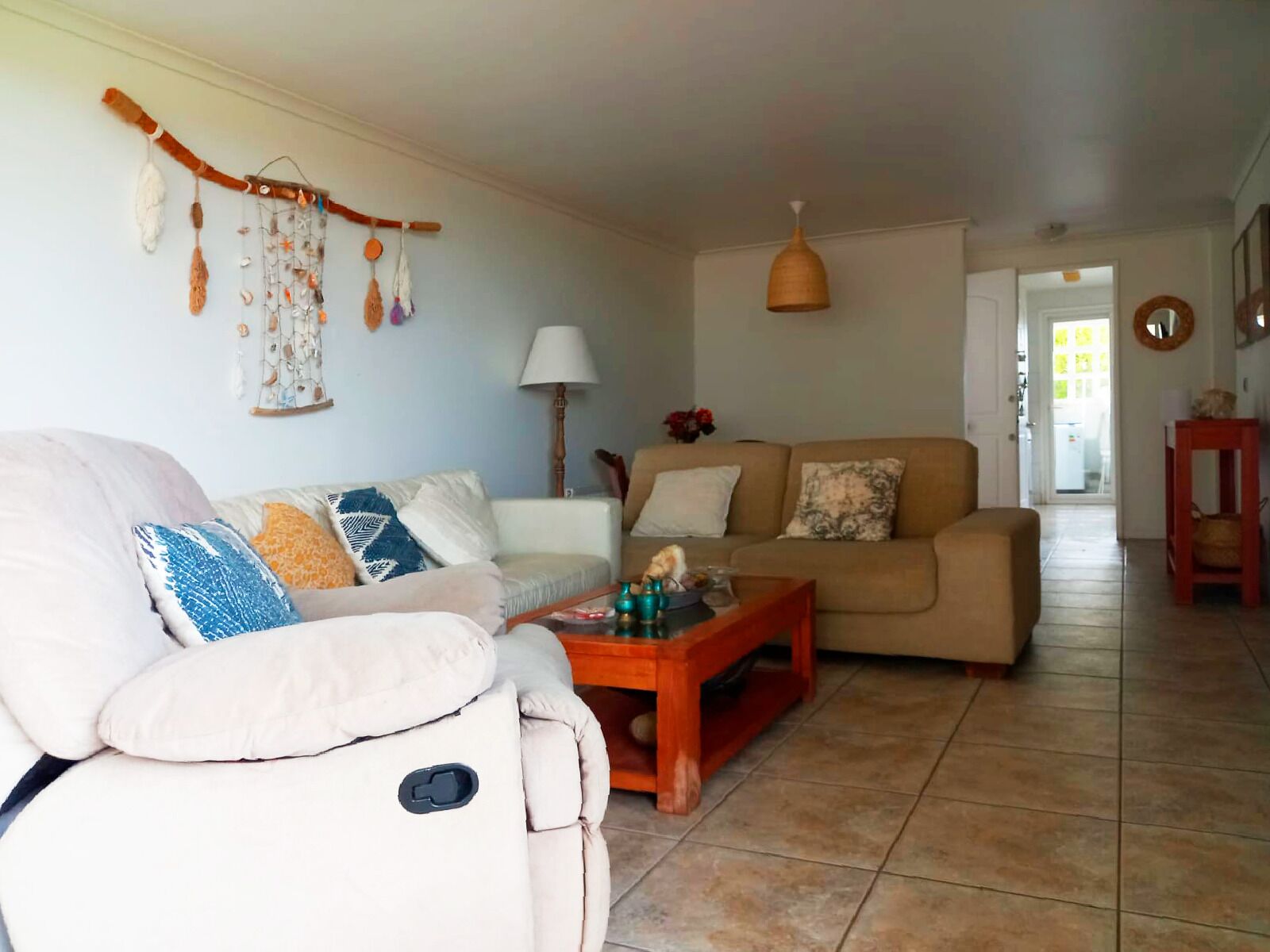 Apartamento clássico, vista para o oceano | Área de estar