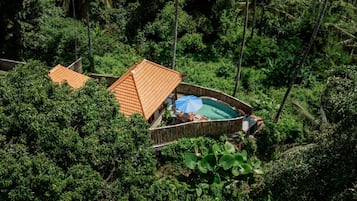Vista para o campo desde o alojamento