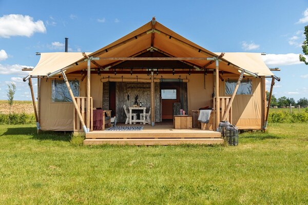 Cozy 5-person Glamping Tent In Ardennes - Manhay