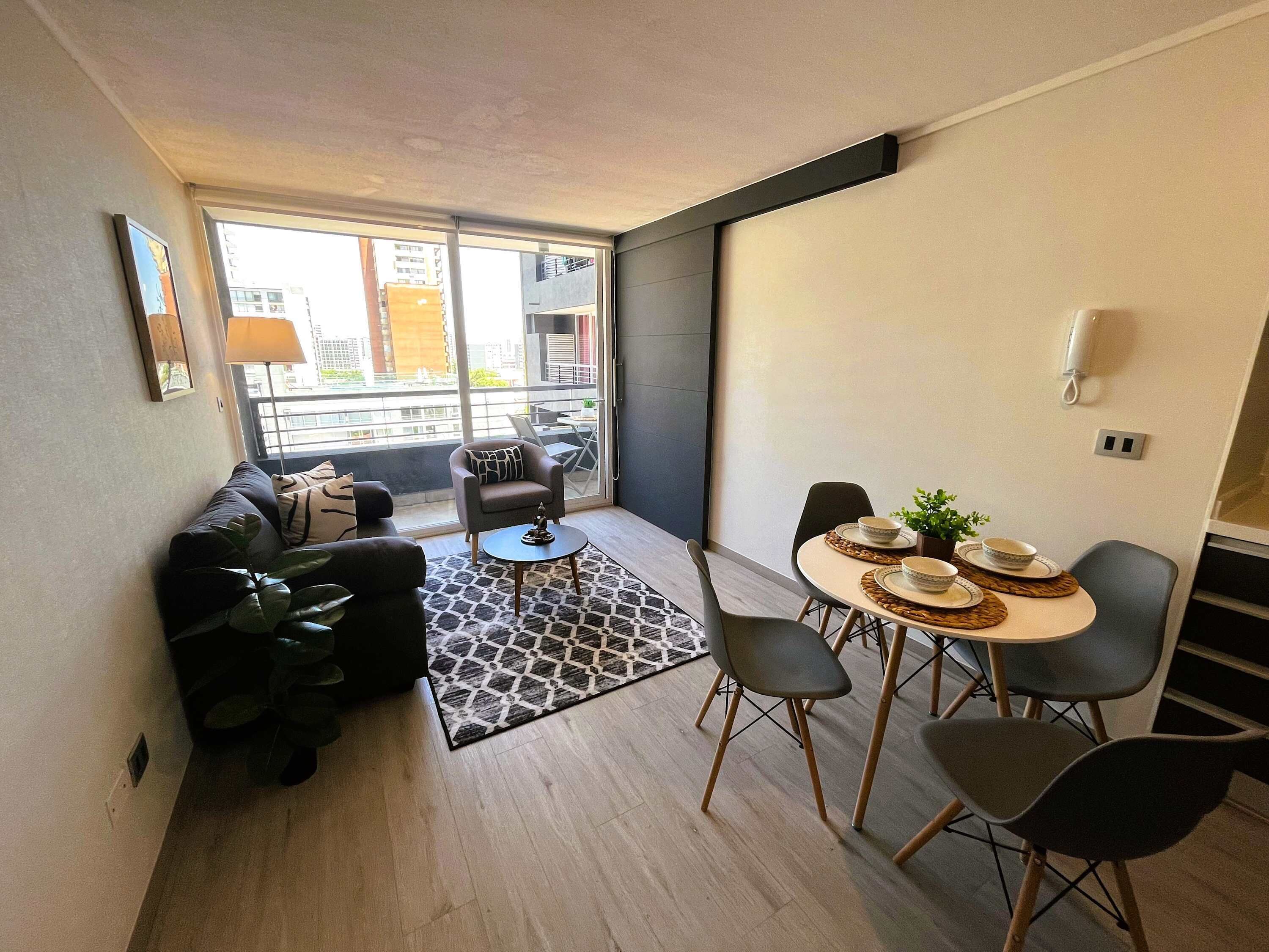 Hom I Piscina Wifi Cerca Cerro Santa Lucia  Metro - Santiago