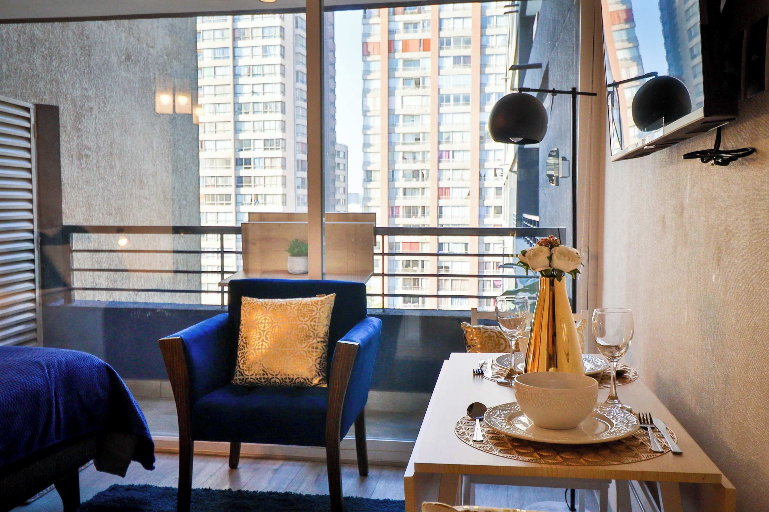 Hom I Wifi Piscina Terraza Ventilacion Centrico - Santiago, Şili