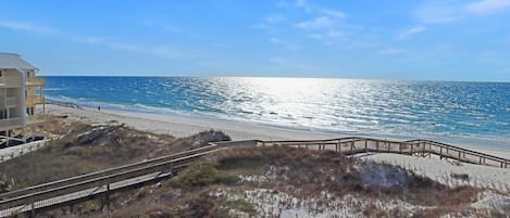 Casa geminada, várias camas (Sea Cliff A5 - Sunset Shores) | Praia | Na praia