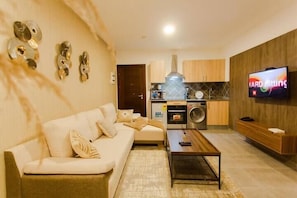 Área de estar no saguão