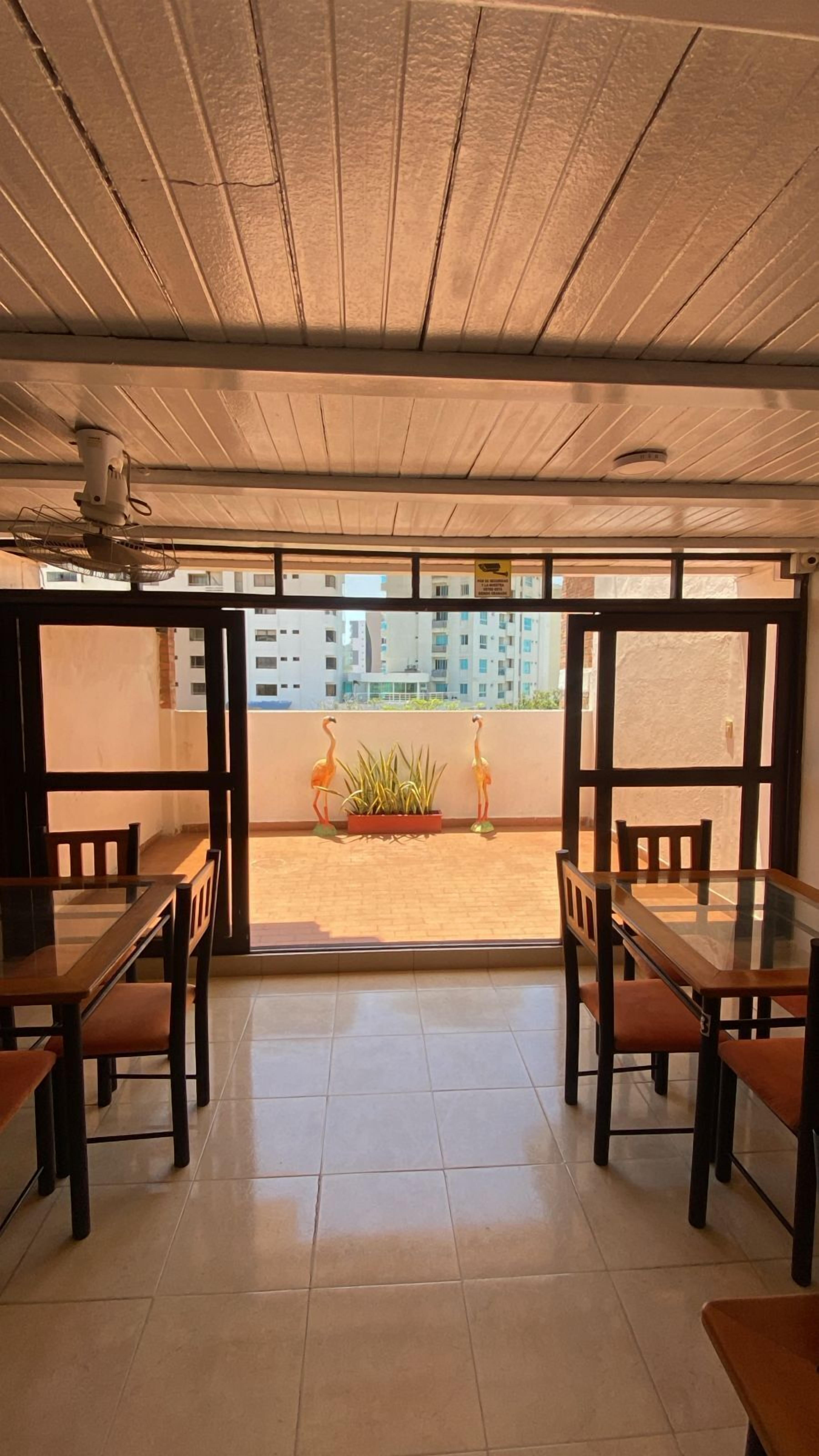 Terraço no piso superior