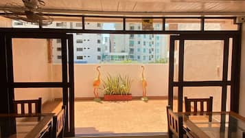 Terraço no piso superior