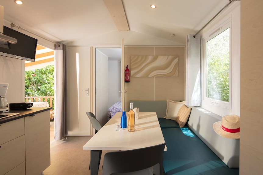 Plage à 1 Km | Piscine | Mobil-home Avec Tv 4p - La Grande-Motte