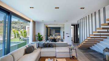 Villa de Luxo, vista para o mar | Cozinha privada | Uma chaleira elétrica