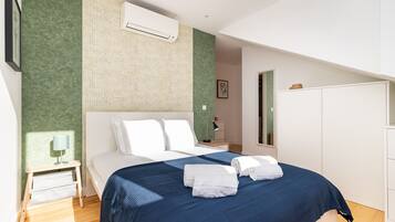 1 quarto, roupa de cama
