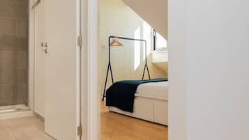 1 quarto, roupa de cama fornecida