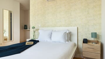 1 quarto, roupa de cama fornecida
