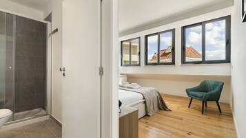 1 quarto, roupa de cama fornecida