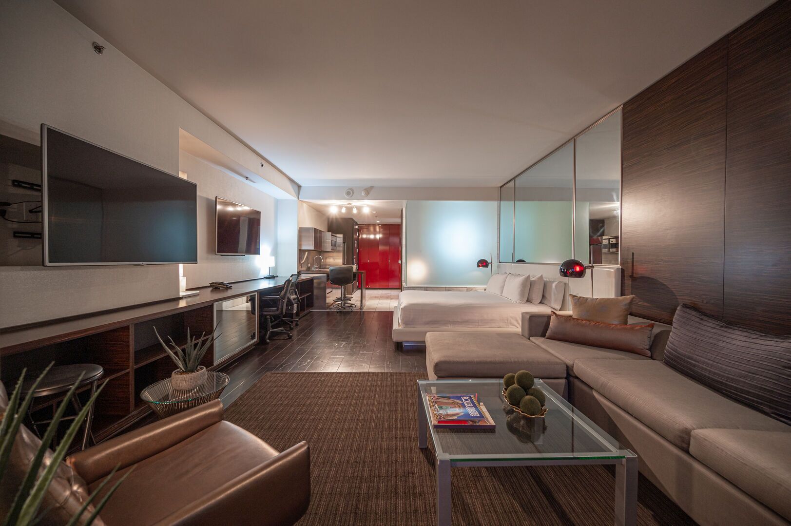 High Floor Studio Strip View W/open Balcony At Palms Place - Resorts World Las Vegas