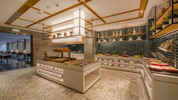 Café da manhã self-service grátis todos os dias
