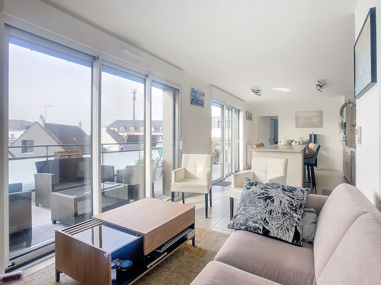 Appartement T4 De Standing Proche Port Du Crouesty (300m) Et Plage Du Fogeo - Larmor-Baden