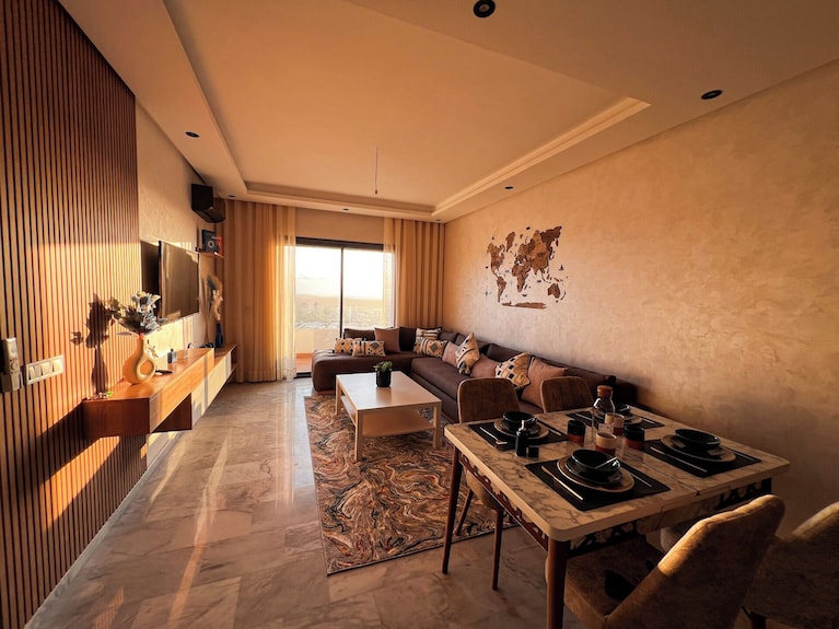 Sunset Apartment With Sea View In Fabulous Zenata Eco City Casablanca - カサブランカ