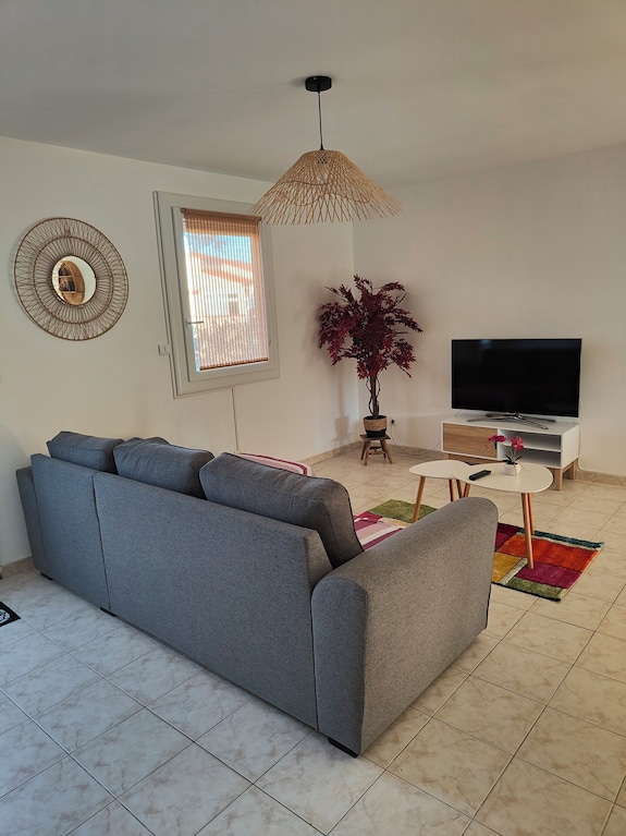 Air-conditioned Single-storey House Between Beach And Village, Quiet, Terrace, Garden. - Sorède