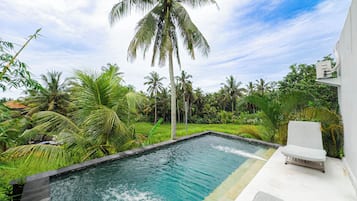 Villa, 1 quarto, piscina privativa | 2 quartos, secretária, secretária adequada para computadores portáteis