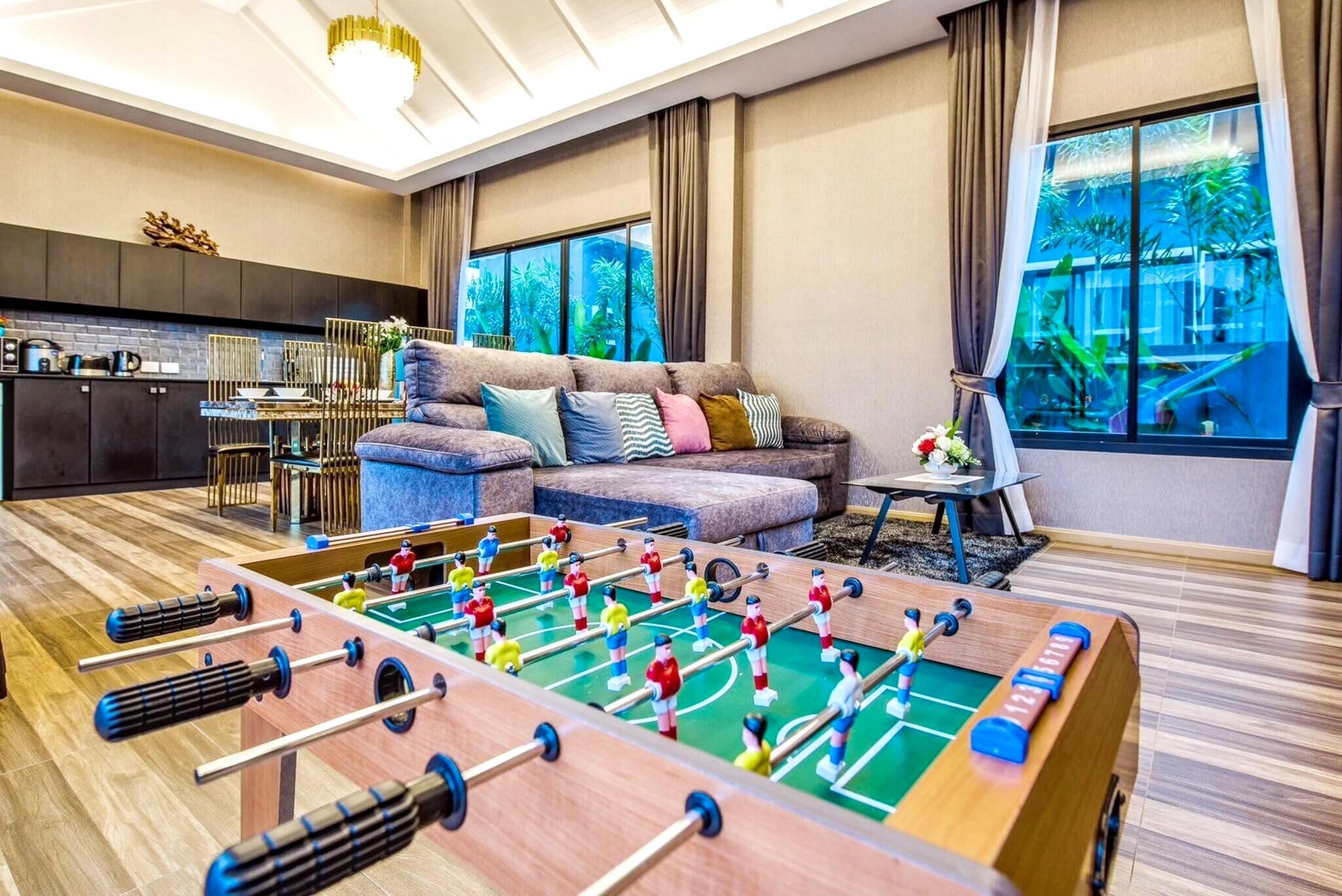 Villa, 3 quartos, acessível, fumadores | Sala de jogos