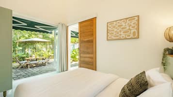 Villa Lua de Mel, 1 quarto, vista para a piscina | Vista para o jardim