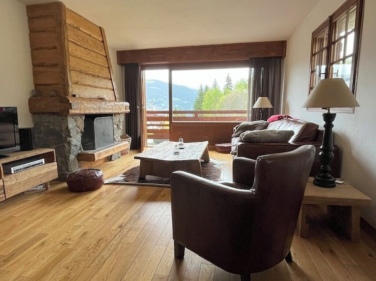 Appartement Au Pied Des Pistes Du Bettex Avec Vue Imprenable Sur Le Mont Blanc - Servoz