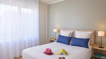 Quarto, 1 cama queen-size e sofá-cama, não fumadores (Upgrade) | Berços/camas para crianças grátis, Wi-fi grátis