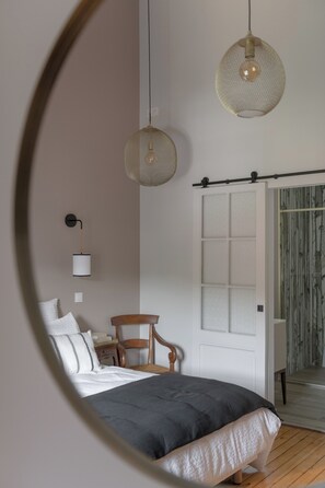 Quarto Duplo Comfort, não fumadores, vista para o jardim | Quartos insonorizados, ferro/tábua de engomar, Wi-fi grátis 