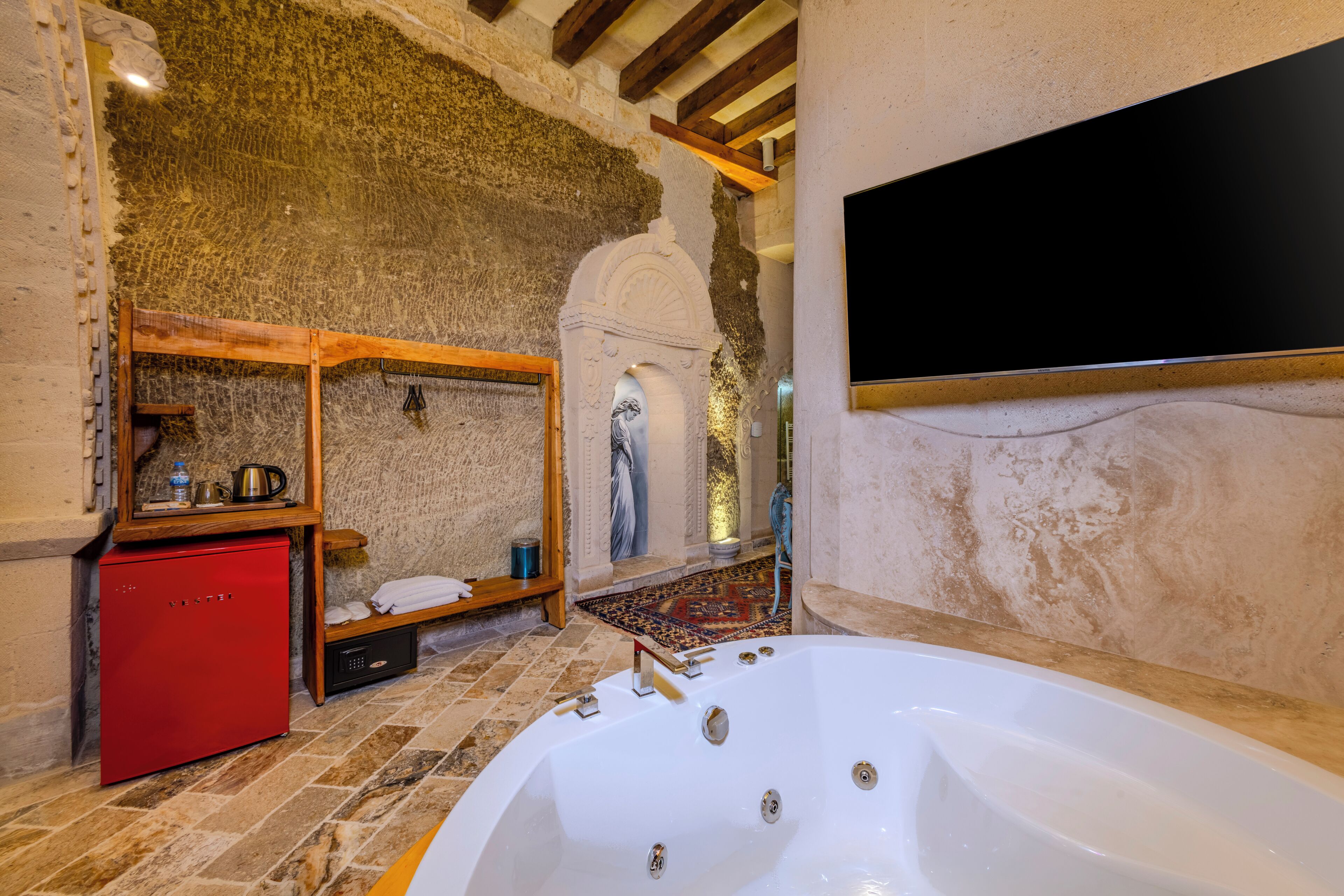 Suite Royal, 1 cama king-size, não fumadores, ar condicionado | Banheira de hidromassagem