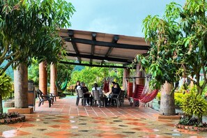 Terraço no piso superior