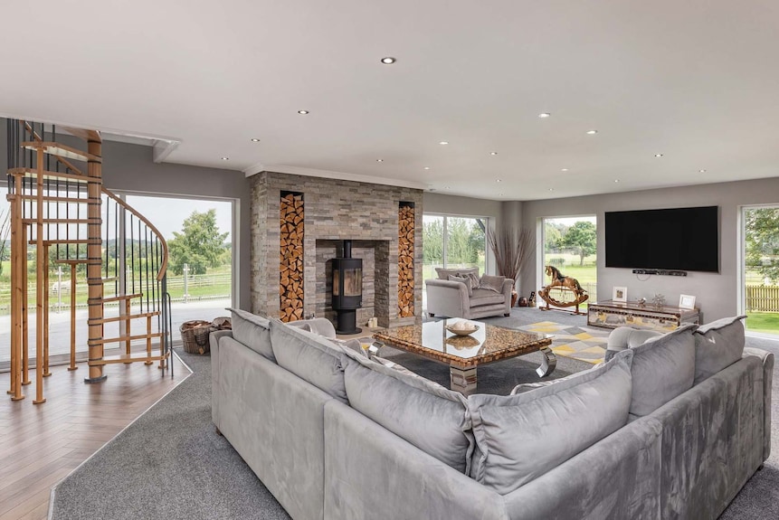Lujoso-country -Casa-baño En La Habitacion-vista Del Valle - Northumberland