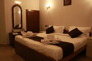 Quarto Duplo Deluxe | Roupa de cama fornecida 