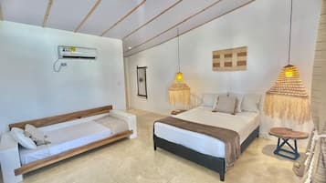 Quarto Triplo Deluxe, varanda | 1 quarto, Wi-fi grátis