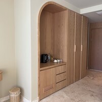 Suite Júnior, vista para o mar | Minibar com produtos grátis, cofre no quarto, Wi-fi grátis