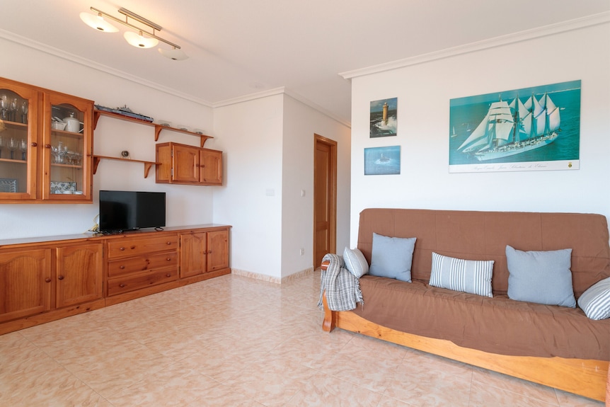 Apartamento 'Lidia En Santa Pola' Con Vistas Al Mar, Wi-fi Y Aire Acondicionado - Elche