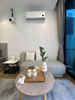 Estúdio luxo, vista para o jardim | Quartos à prova de som, Wi-Fi de cortesia