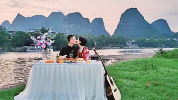 Refeições ao ar livre