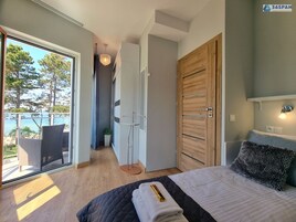 Apartamento Comfort, varanda, vista para o mar | 1 quarto, Wi-fi grátis