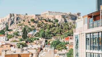 Iconic Suite (Acropolis View) | Vista do quarto