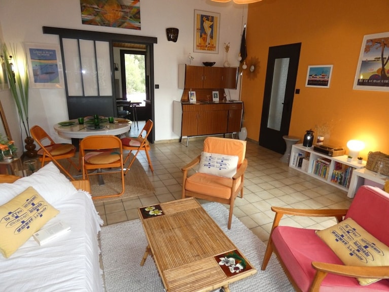 Retro House 62m² Near Beach - Pets Allowed - Notre-Dame-de-Monts