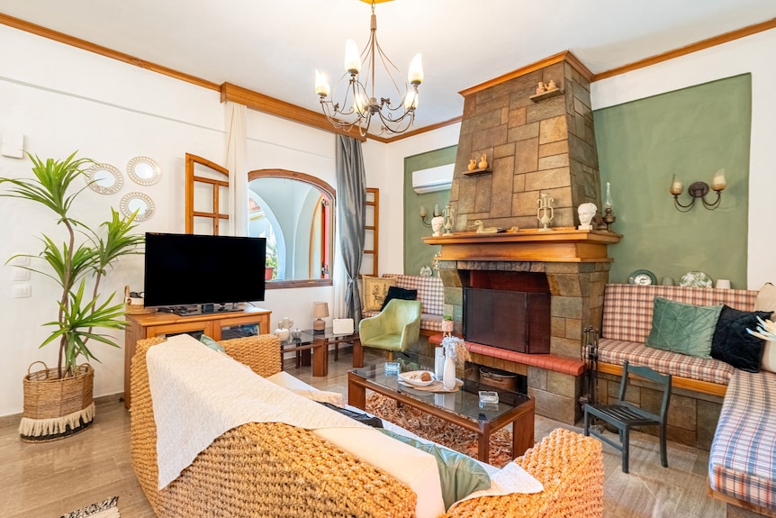 Holiday Home 'Theodora' With Mountain View, Wi-fi And Air Conditioning - Kavos