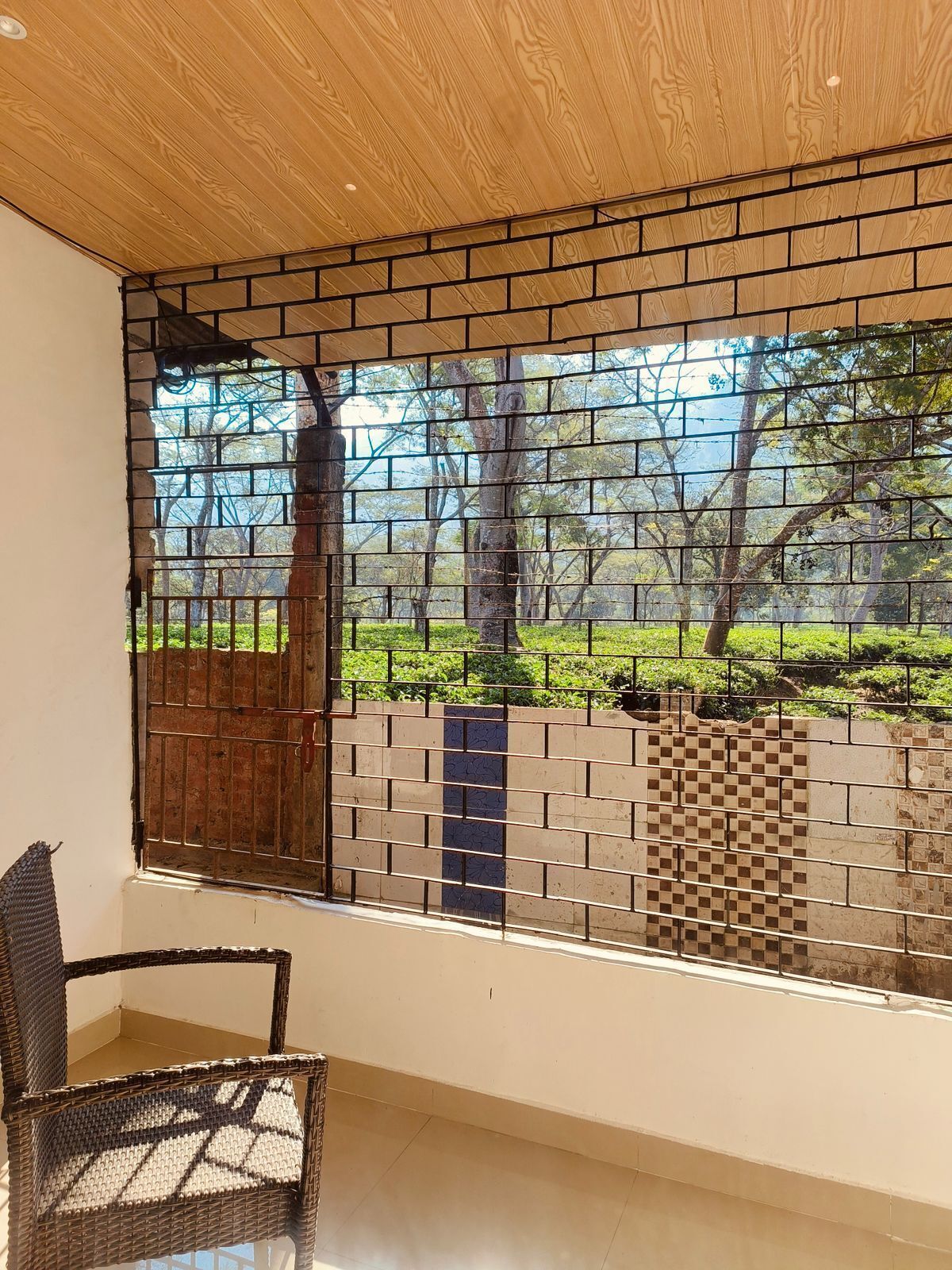 Quarto Económico, 1 cama individual extragrande, varanda, vista para o jardim | Vista do quarto