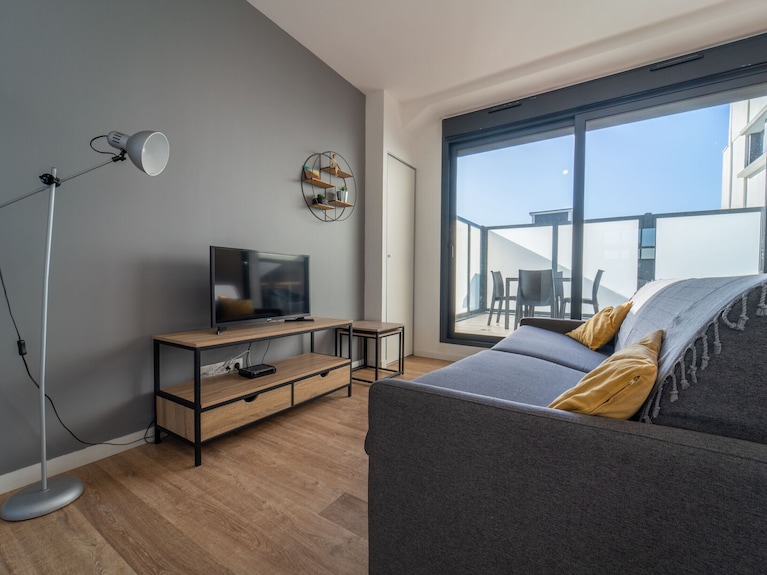 Encantador Apartamento A 200m Del Océano Con Terraza Y Aparcamiento - Mimizan