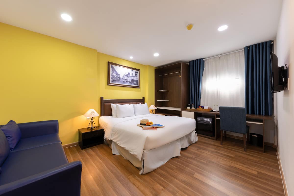 Quarto Duplo Júnior | Minibar, secretária, secretária adequada para computadores portáteis