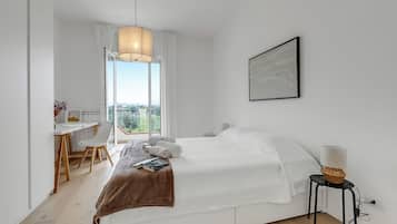 Apartamento Familiar, vários quartos (Sky View Apartment Monopoli) | 1 quarto, Wi-fi grátis, roupa de cama fornecida